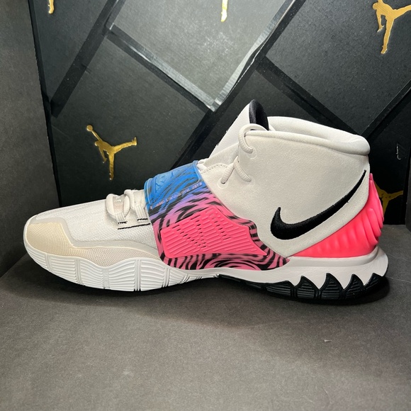 Nike | Shoes | Nike Kyrie Irving 6 Vast Grey Pink Mens 7 18 Bq463003 ...